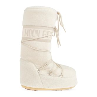 Moon Boot Femme, Chaussures, Beige, Taille: 39 EU Bottes de neige MB Icon Fleece