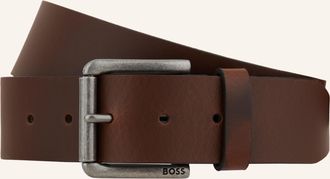 HUGO BOSS Lederg&uuml;rtel Joris braun