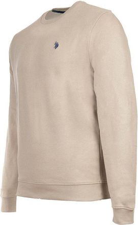 U.S.Polo Association Sweatshirt Herren Sweatshirt 1er Pack Baumwolle Sweatshirt Diagonal Fleece (Packung, 1er Pack)