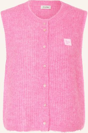 American Vintage American Vintage Strickweste East Mit Alpaka lila