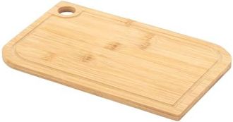 Judge Judge Schneidebrett aus Bambus f&uuml;r die K&uuml;che, 28 x 18 x 1 cm, langlebiges und kratzfestes Schneidebrett