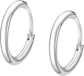 Lotus Boucles doreilles anneaux homme acier