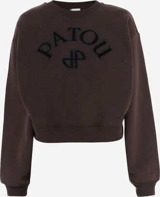 Patou Sweat Patou en coton avec logo