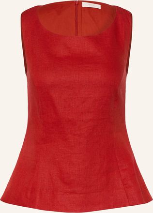 Faithfull The Brand Faithfull The Brand Blusentop Iria Aus Leinen rot