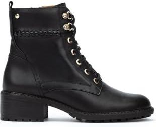 Pikolinos Bottines à Talon en Cuir Medina pour Femme Color Black