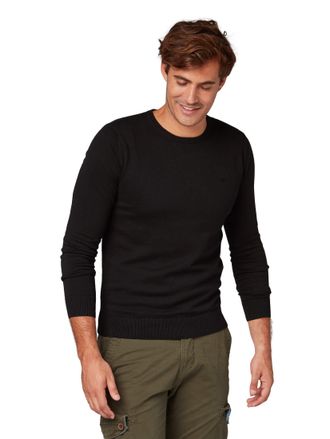 Tom Tailor Herren 30228800910 Pullover, Schwarz (Schwarz 2999), X-Large