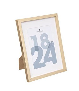 Atmosphera Atmosphera - Cadre photo Manu - doré - bois 18x24 cm