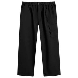 Yohji Yamamoto Femme, Pantalons, Noir, Taille: 42 FR Pantalons