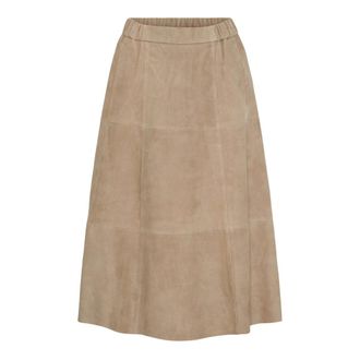 Notyz A-Linien-Midirock - - Skirts - Damen - Beige - XS