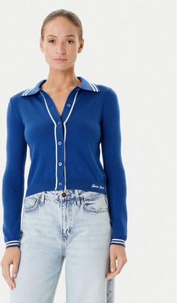 Guess Strickjacke W5YR32 Z3HO2 Blau Regular Fit