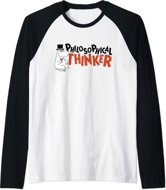 Moomin Moominpappa Philosophischer Denker Raglan
