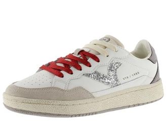 Victoria 1985 Basket Basse Smash Cuir & Logo Paillet&eacute; & Arri&egrave;re M&eacute;tallis&eacute;e 8806103 pour Femme Blanco 39