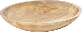 Mazali Holzschale Schale Dekoschale Servierschale Obstschale Holz Ø 40cm A040