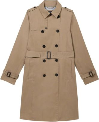 Brooks Brothers Femme, Manteaux, Beige, Taille: 38 FR Trench-coat