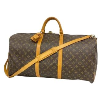 Louis Vuitton unisex, Pre-owned, Brun, Taille: ONE Size Keepall Bandouliere 60 Boston Bag doccasion