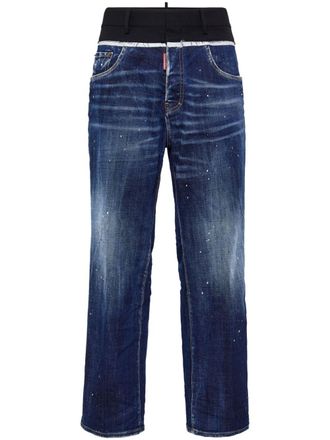 Dsquared2 jean à coupe droite - Bleu