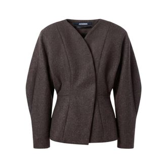 Jacquemus La Veste Paloma - - Jackets - Damen - Braun - 2XS