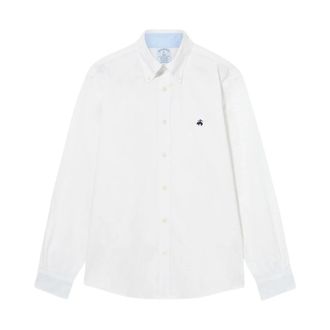 Brooks Brothers Regular Fit Oxford Non-Iron Button Down Hemd - - Shirts - Herren - Wei&szlig; - M