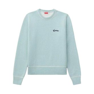 Kenzo Rundhals-Pullover - - Knitwear - Damen - Blau - XS