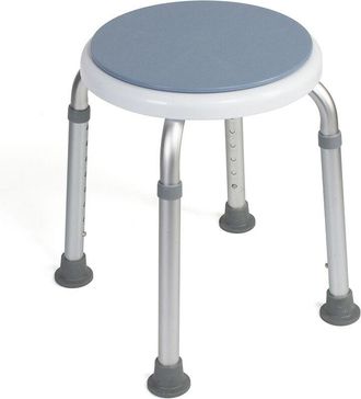Gelco Design Gelco Design - Tabouret de douche pivotant twist chrome r&eacute;glable