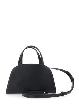 Tory Burch Womens Tote Bag Romy Black Leather Handles Cow