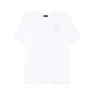 Paul & Shark Wei&szlig;es T-Shirt mit Logo-Detail und Rundhalsausschnitt - - Tops - Herren - Wei&szlig; - 3XL
