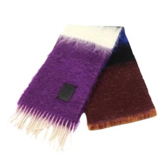 Loewe Pre-owned Wool Scarf - Femme - Pre-owned - Multicolore - Taille: ONE Size