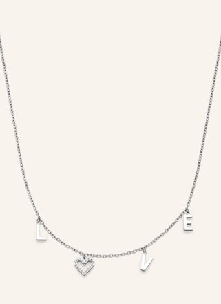 s.Oliver S.Oliver Halskette Aus Edelstahl silber