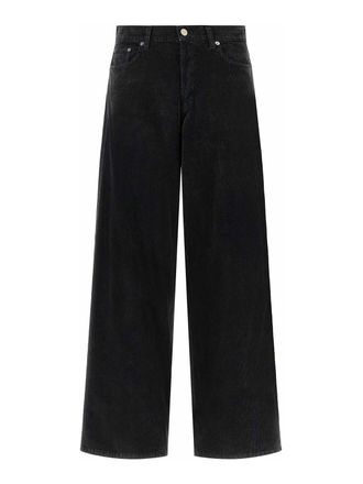 Haikure Straight Leg Jeans - Schwarz