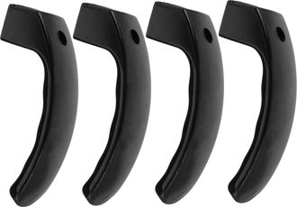 BESTONZON 4 StüCk Bakelit Kaffeekannengriff Ersatzgriff Anti-Hitze Griff FüR Teekanne ÖLkanne Hitzeschutz Komfortabler Griff Einfach Zu Montieren