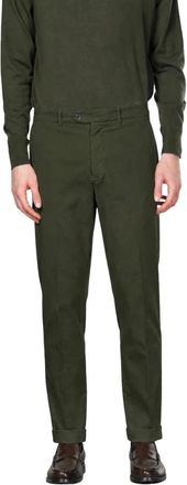 Mason's Pantalon Chino Paris - Homme - Pantalons - Vert - Taille: S