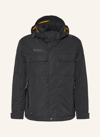 Camel Active Camel Active Funktionsjacke Mit Abnehmbarer Kapuze grau