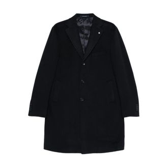 Tagliatore Cappotto Foderato Bruce - - Coats - Herren - Blau - L