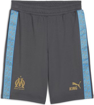 Puma Short molletonn&eacute; KING Olympique de Marseille Homme, Accessoires, Gris, XL