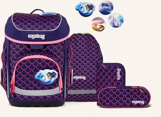 Ergobag Schulranzen-Set Cubo Set lila