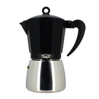 Menastyl Cuisson Cafeti&egrave;re Moka 12 tasses en aluminium 736 ml - Tous feux dont induction - 3935072