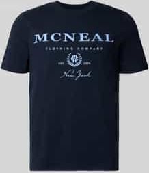 Mc Neal T-Shirt mit Label-Print und Rundhalsausschnitt