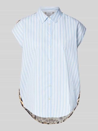 Emily van den Bergh Regular Fit Blusentop mit Kentkragen