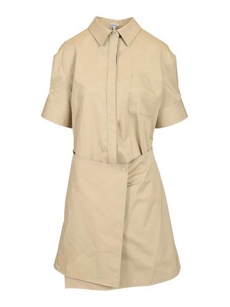 Loewe Robe Courte - Beige