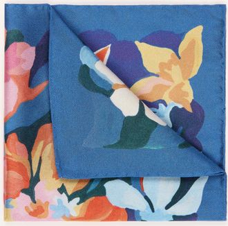 Eton Einstecktuch blau