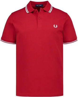 Fred Perry Herren Polo-Shirt rot