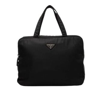 Prada Pre-owned Nylon Tote Bag - - Pre-owned - Damen - Schwarzk - ONE SIZE