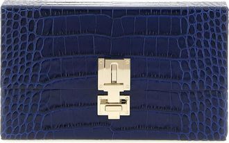 Tom Ford Femme, Sacs, Bleu, Taille: ONE Size Croco Clutch