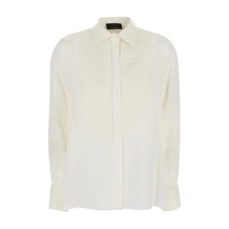 Antonelli Anice Shirt - Femme - Blouses et Chemises - Blanc - Taille: 38 FR