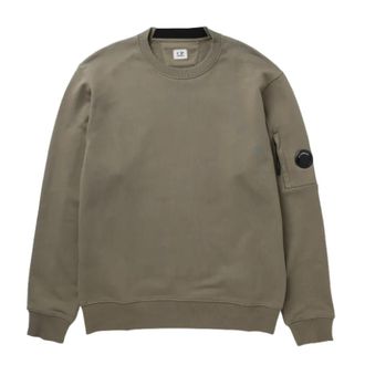 C.P. Company Arm Lens Sweatshirt Fallen Rock-S - - Sweatshirts & Hoodies - Herren - Gr&uuml;n - M