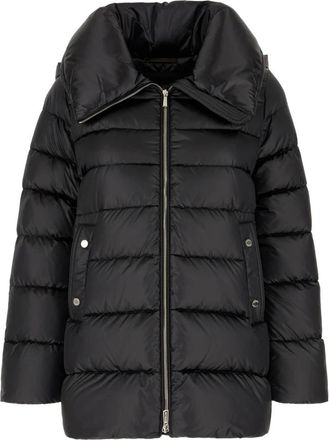 Moorer Femme, Vestes, Noir, Taille: 36 FR Piumini Jacket