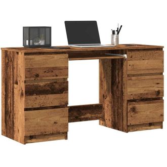 vidaXL Vidaxl - Bureau vieux bois 140x50x77 cm bois ding&eacute;nierie