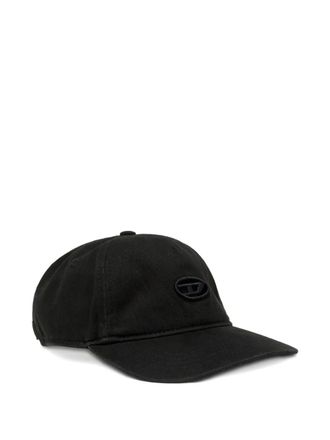 Diesel casquette à logo brodé - Noir