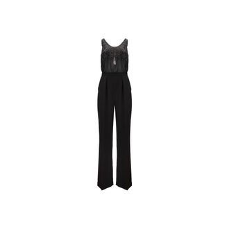 Elisabetta Franchi Femme, Combinaisons et Ensembles, Noir, Taille: 40 FR Long Sleeveless Dress