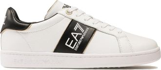 Emporio Armani EA7 Herren Classic Sneaker White - Black 45 1/3 EU